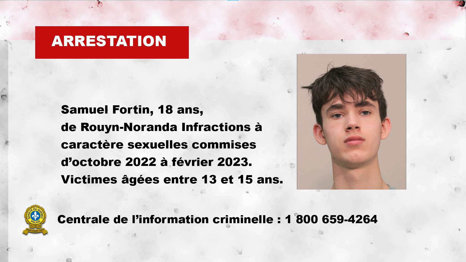 Un Rouynorandien arrêté pour des infractions à caractère sexuel - TVA ...
