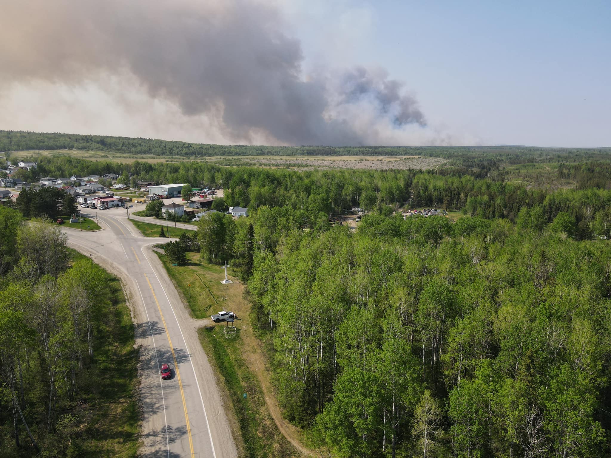 Feu de forêt près de Normétal : priorité nationale de la SOPFEU