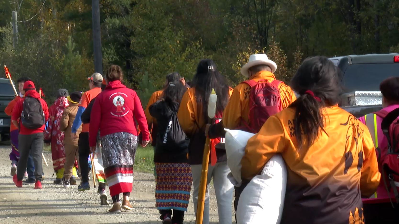 Réconciliation : Des membres de Kitcisakik marchent pour la guérison ...
